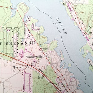 Antique Hartstown, Pennsylvania 1959 US Geological Survey Topographic ...