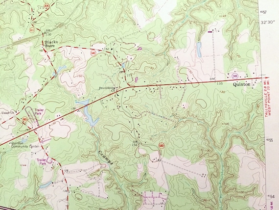 Quinton Virginia Map