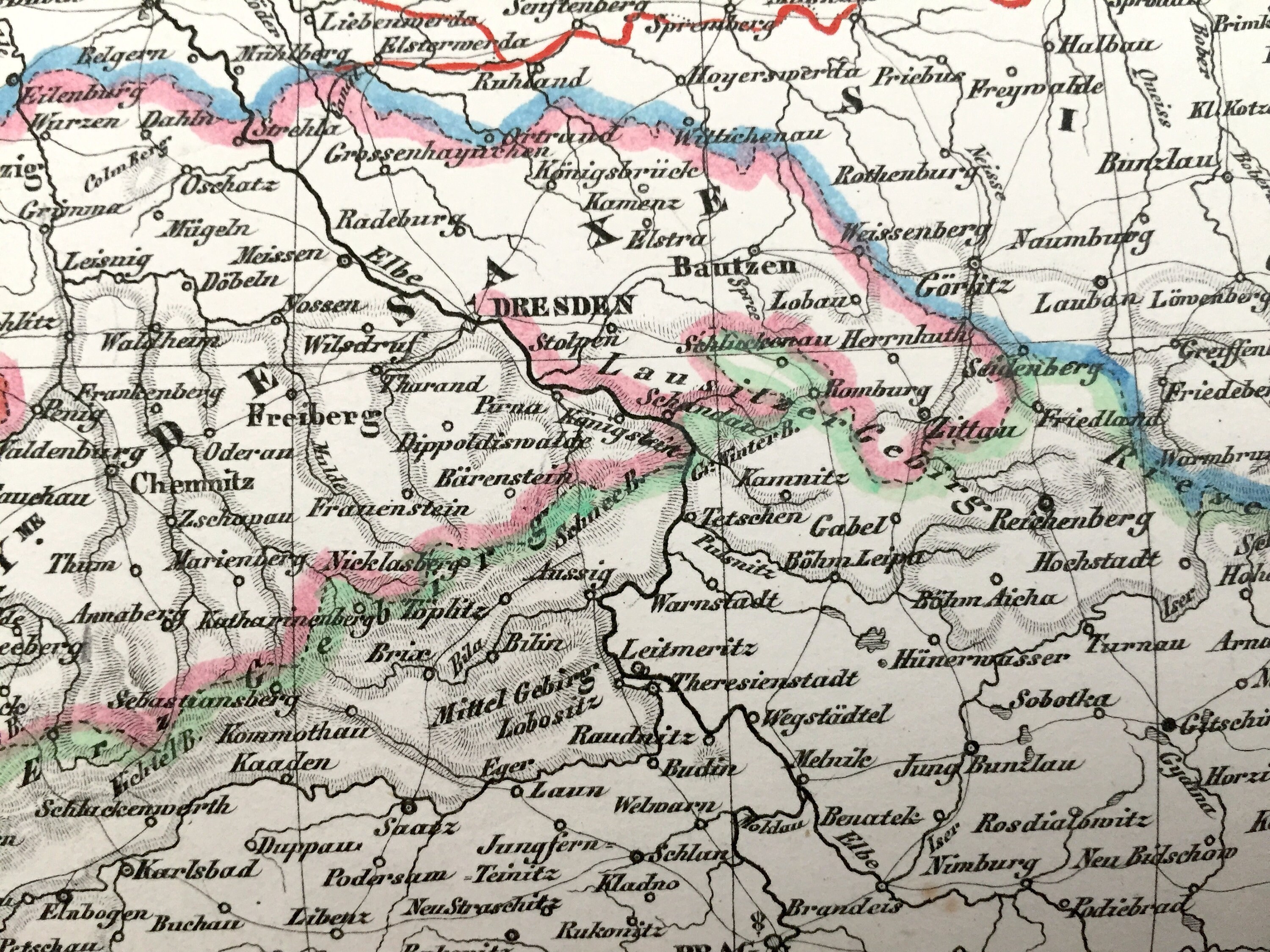 Antique 1835 Ancient Germany Map From JG Heck's Atlas Géographique ...