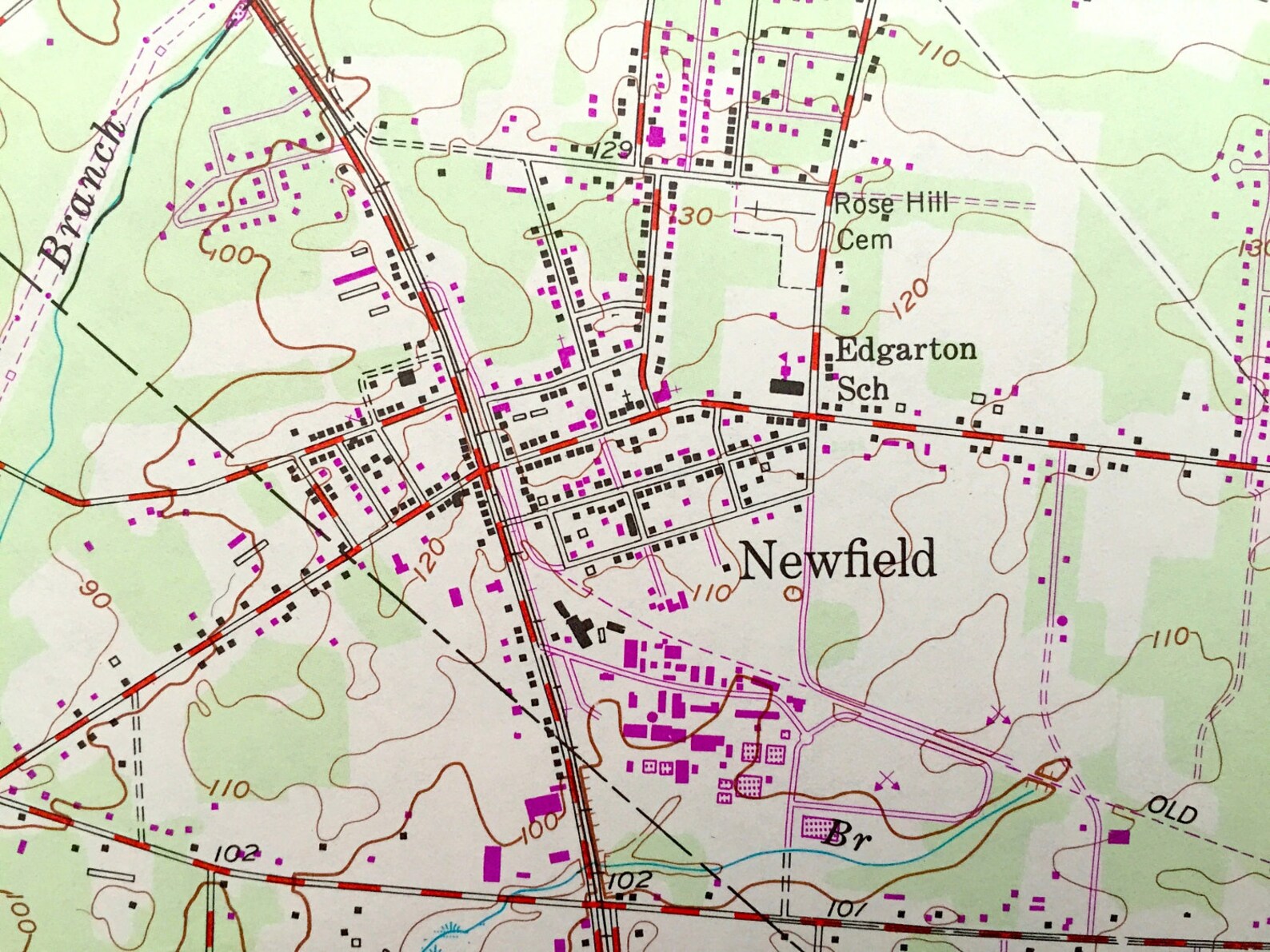 Antique Newfield New Jersey 1953 US Geological Survey | Etsy