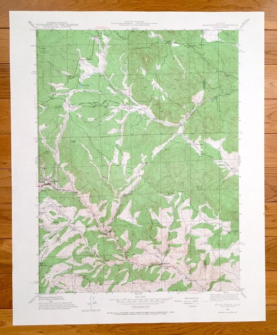 Black Hawk Colorado Map