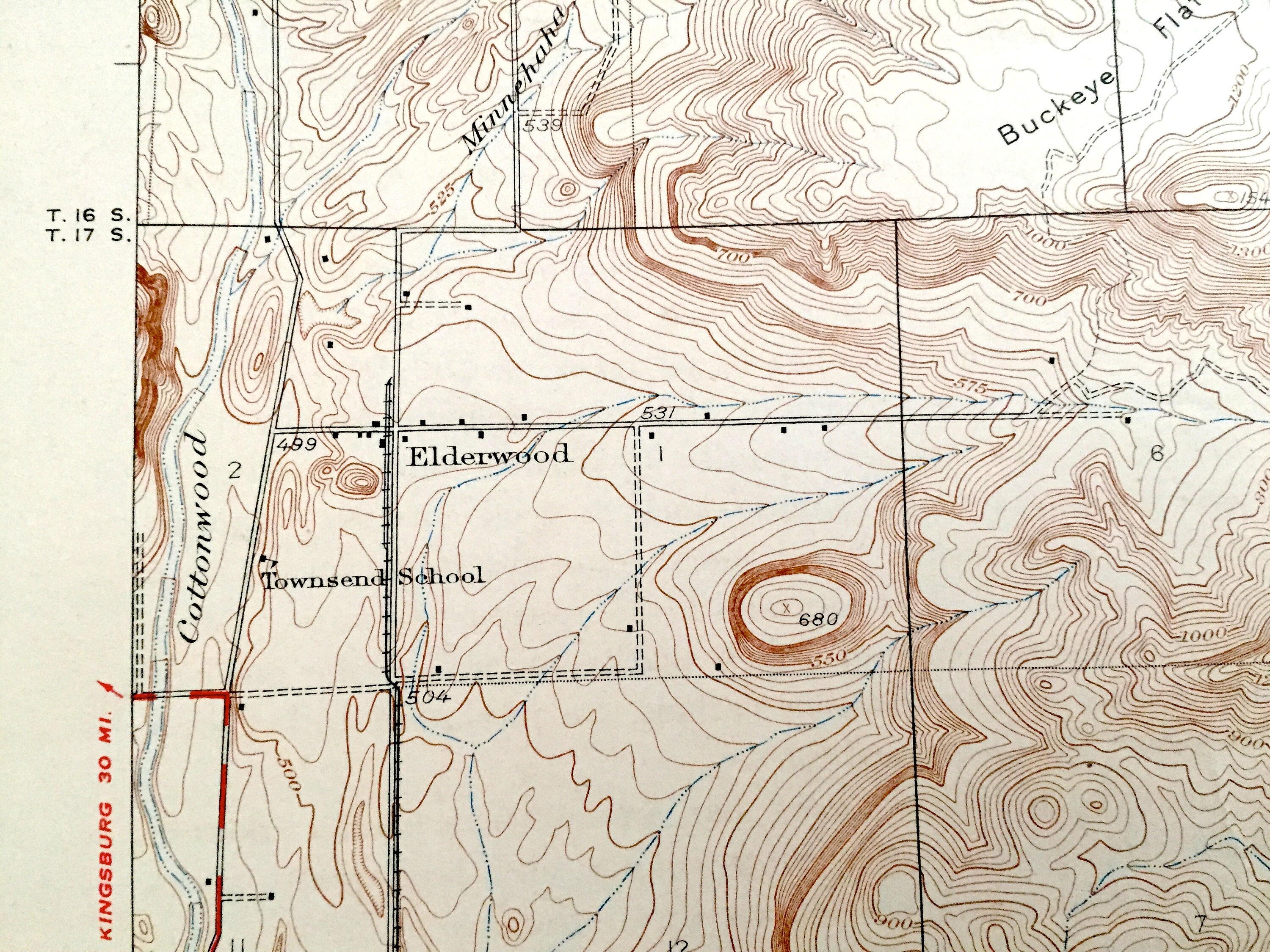 Antique Lemon Cove California 1928 US Geological Survey - Etsy UK