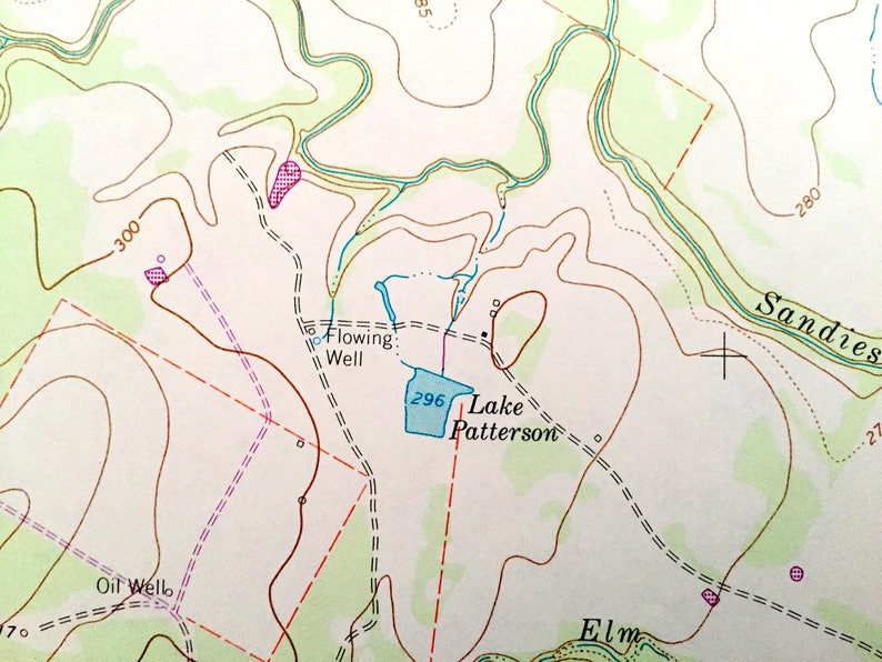Antique Smiley Texas 1962 US Geological Survey Topographic - Etsy