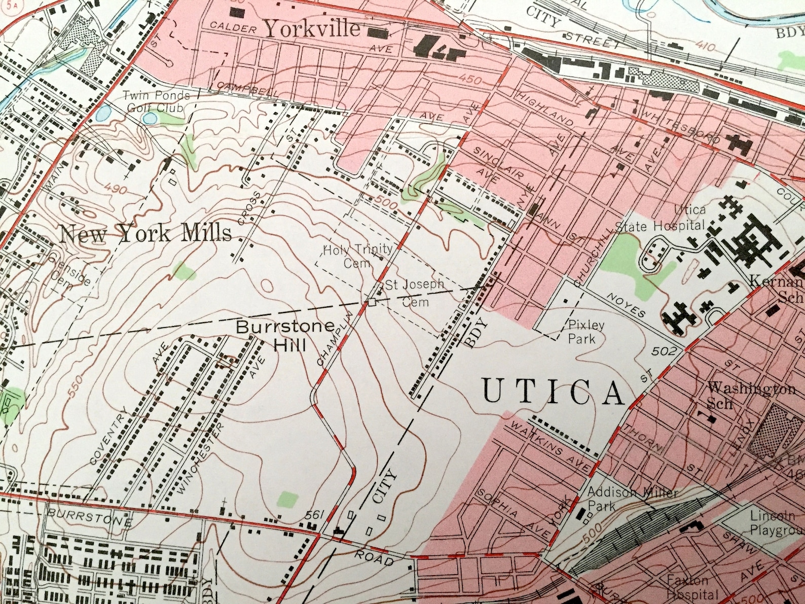 Antique Utica West New York 1955 US Geological Survey - Etsy Antique Utica West New York 1955 US Geological Survey - Etsy
