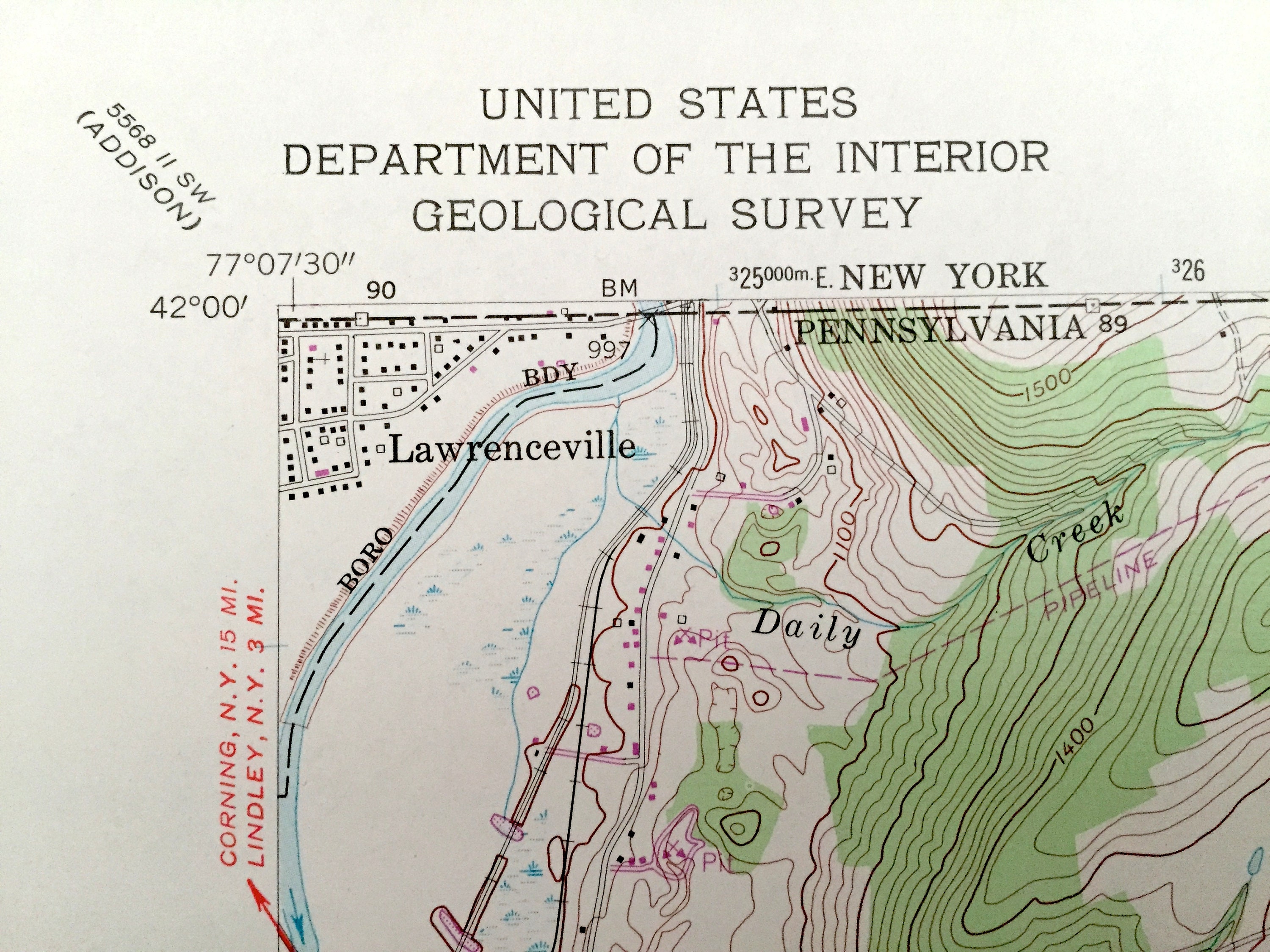 Antique Jackson Summit Pennsylvania 1954 US Geological Survey - Etsy