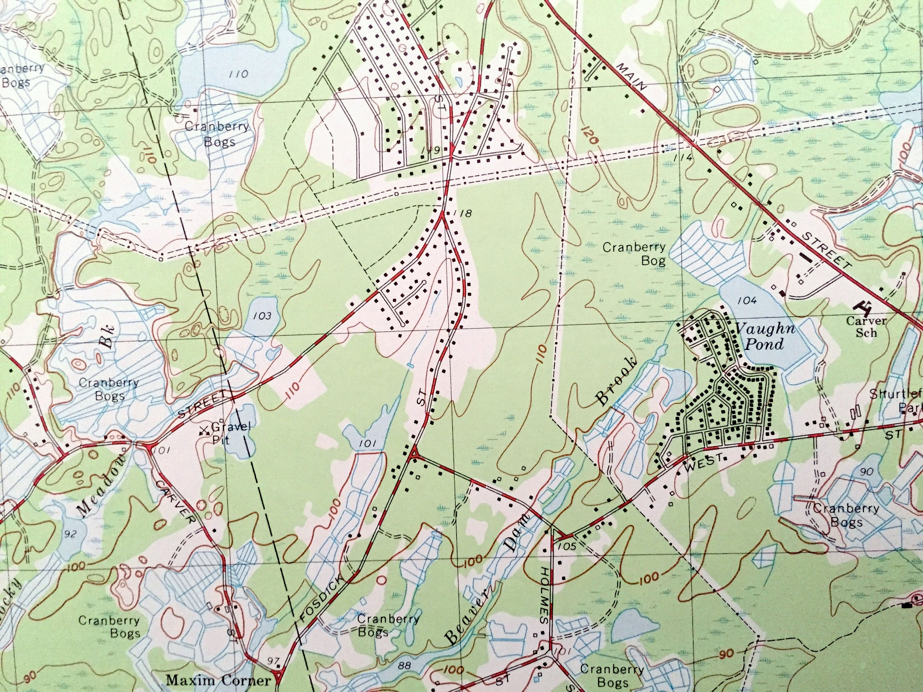 Antique Plympton Massachusetts 1977 US Geological Survey | Etsy