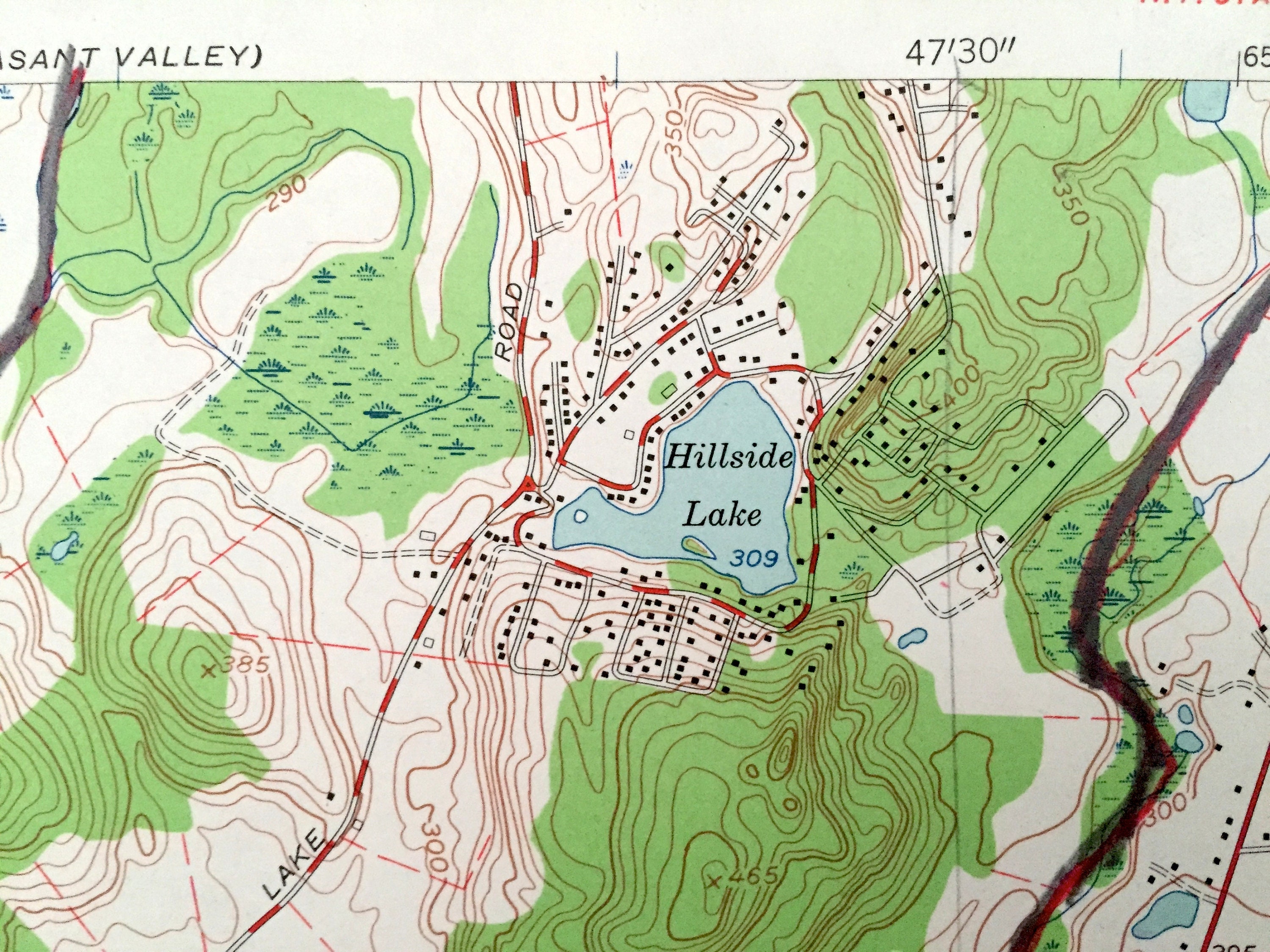 Antique Hopewell Junction New York 1957 US Geological Survey | Etsy