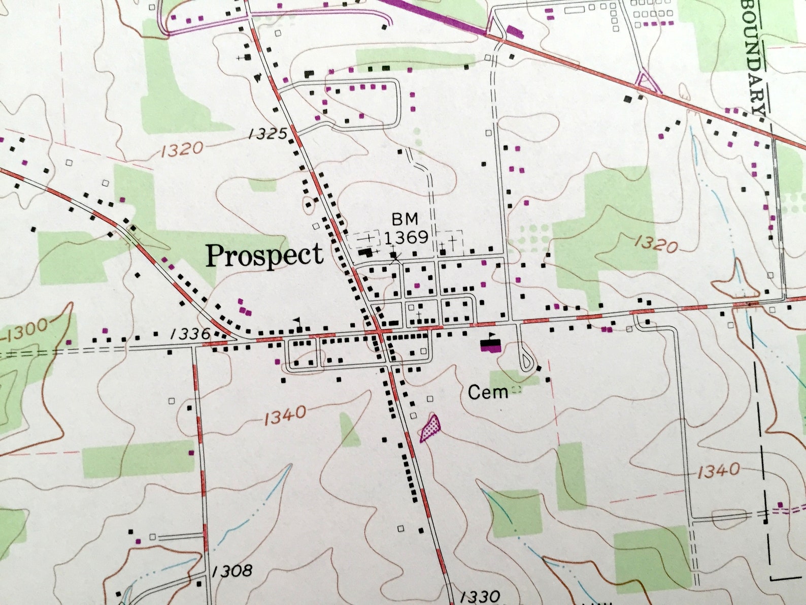 Antique Prospect Pennsylvania 1961 US Geological Survey - Etsy