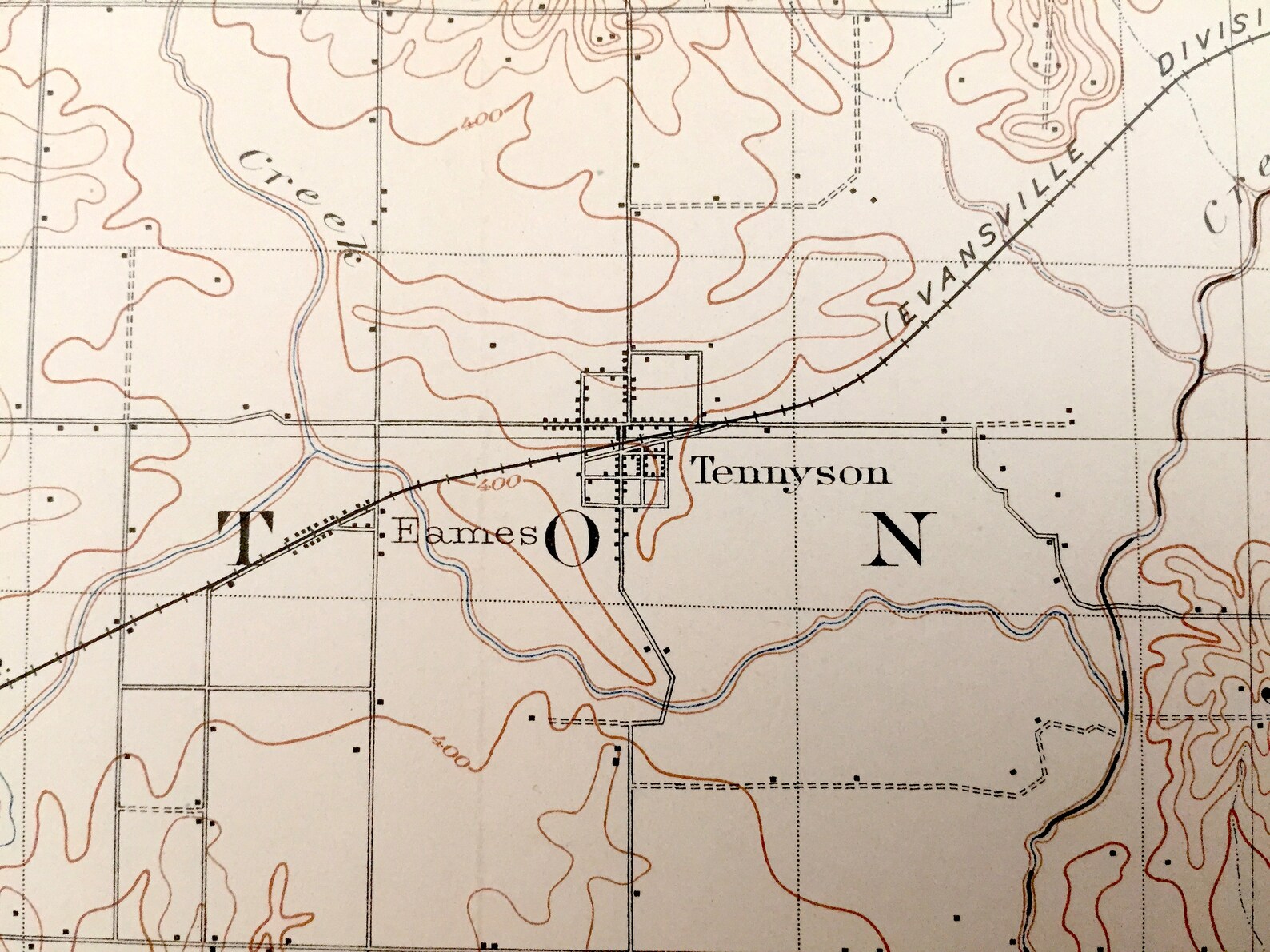Antique Degonia Springs Indiana 1902 US Geological Survey | Etsy