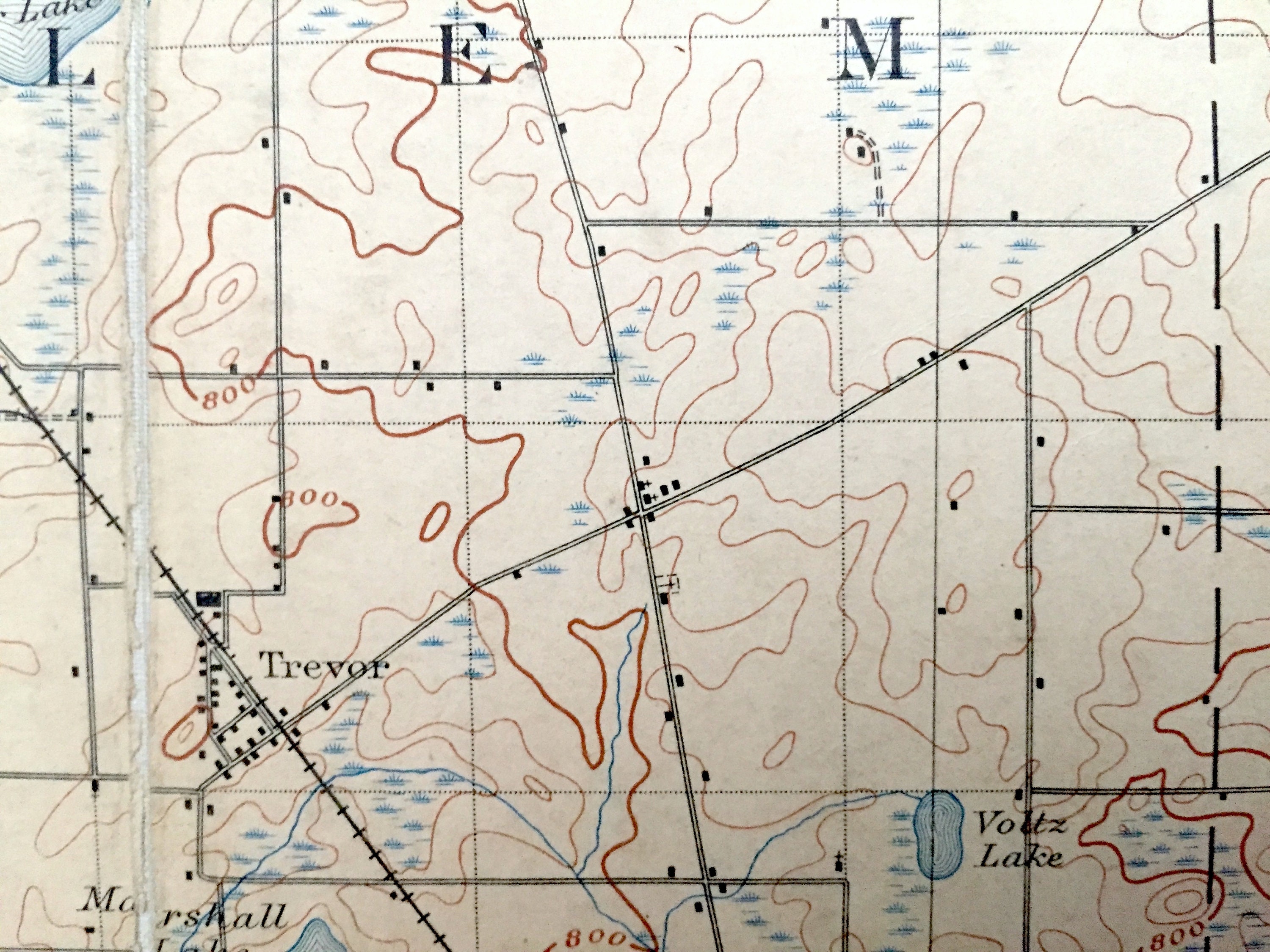 Antique Silver Lake Wisconsin 1906 US Geological Survey | Etsy