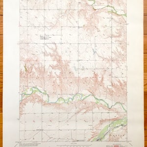 Antique Naper, Nebraska & Pleasant Valley, South Dakota 1951 US ...