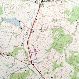 Antique Prosperity, Pennsylvania 1964 US Geological Survey Topographic ...