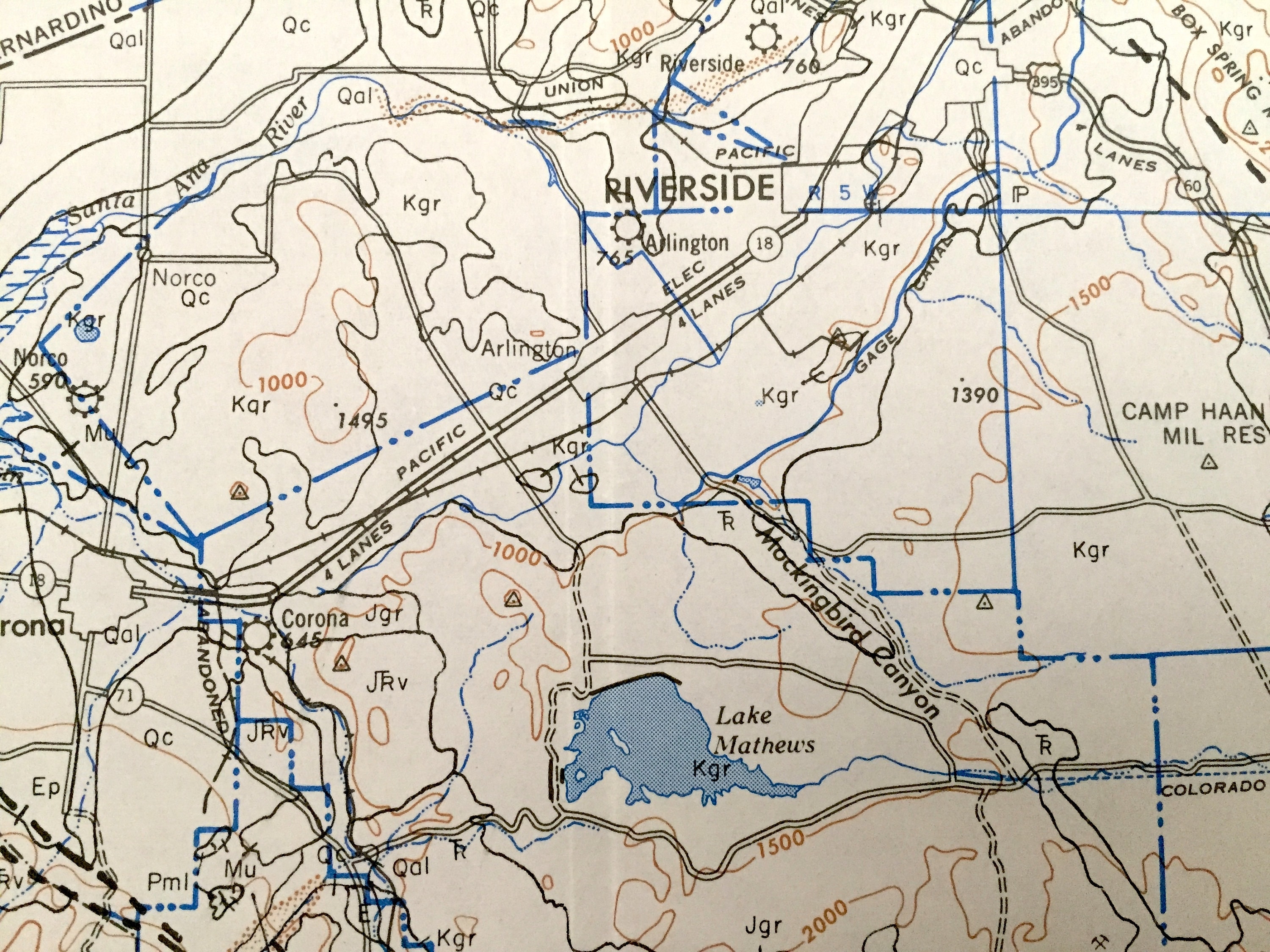 Antique Santa Ana, California 1955 US Geological Survey Topographic Map ...