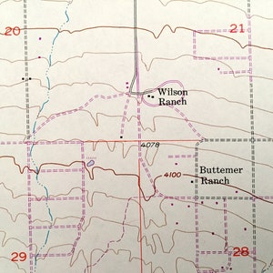 Antique Phelan, California 1956 US Geological Survey Topographic Map ...
