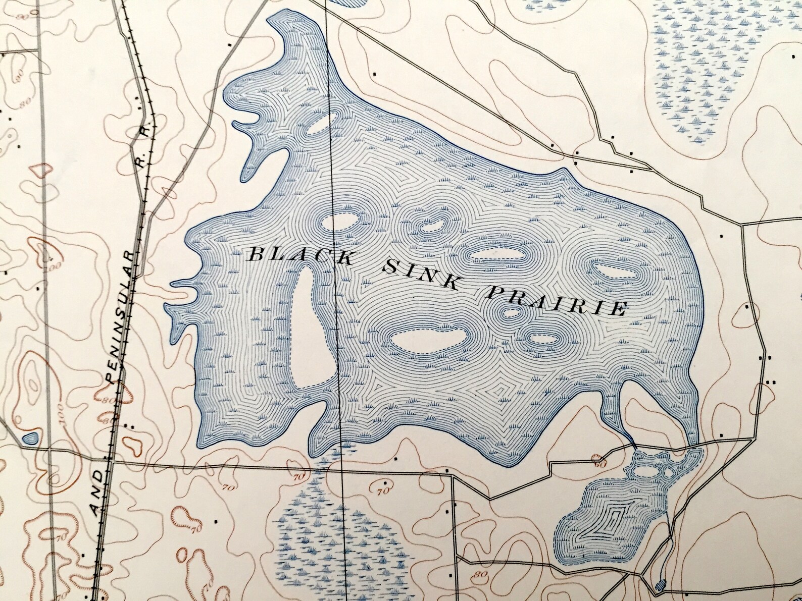 Antique Citra Florida 1893 US Geological Survey Topographic | Etsy