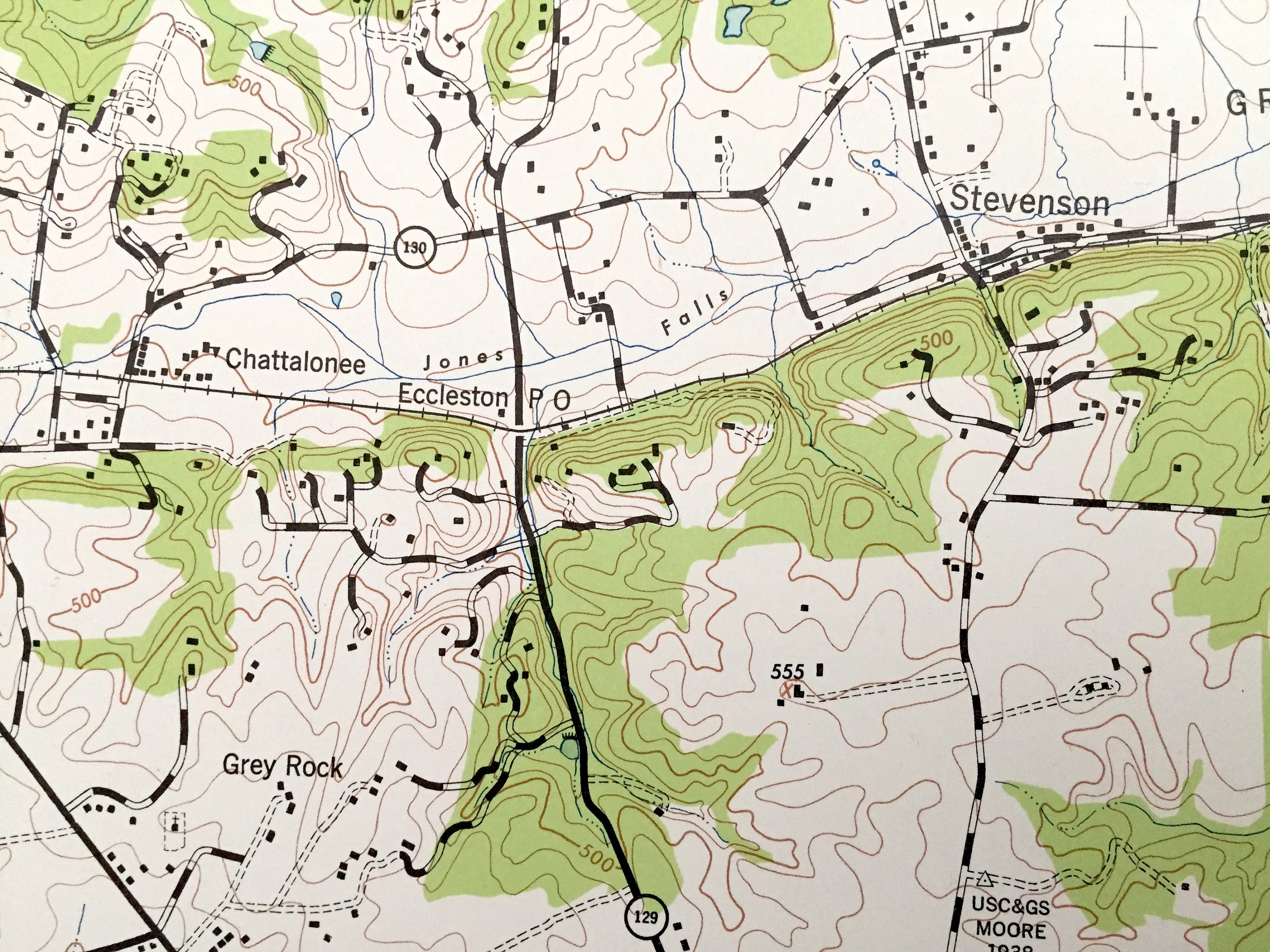 Antique Cockeysville Maryland 1943 US Geological Survey - Etsy UK