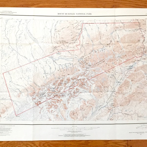 Geology Map of Alaska - Etsy