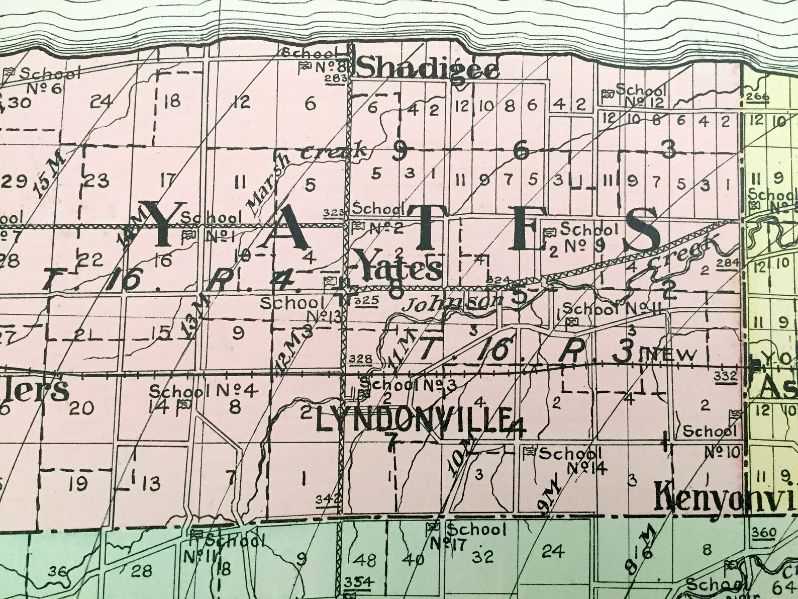 Antique Orleans County New York 1911 New Century Atlas Map | Etsy