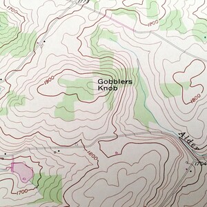 Antique Jackson Summit, Pennsylvania 1954 US Geological Survey ...