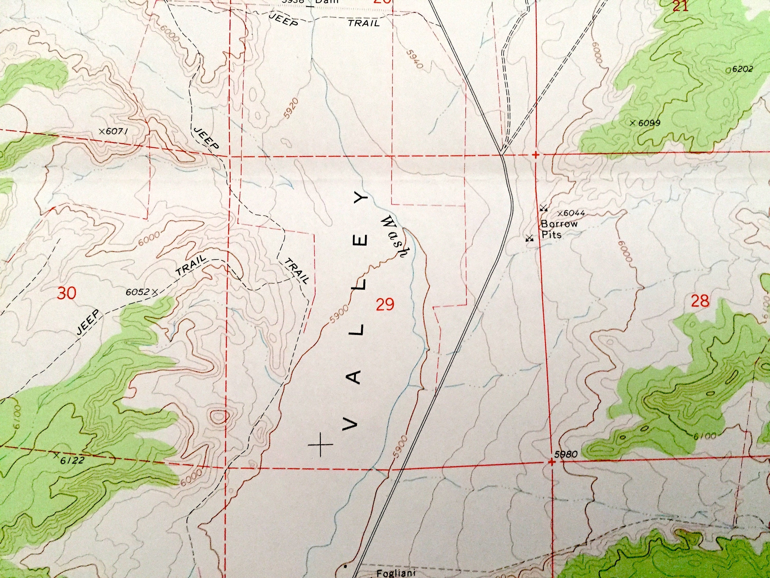 Antique Eagle Valley Reservoir Nevada 1972 US Geological | Etsy