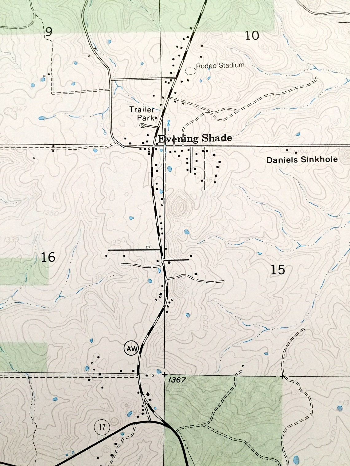 Antique Roby Missouri 1954 US Geological Survey Topographic | Etsy
