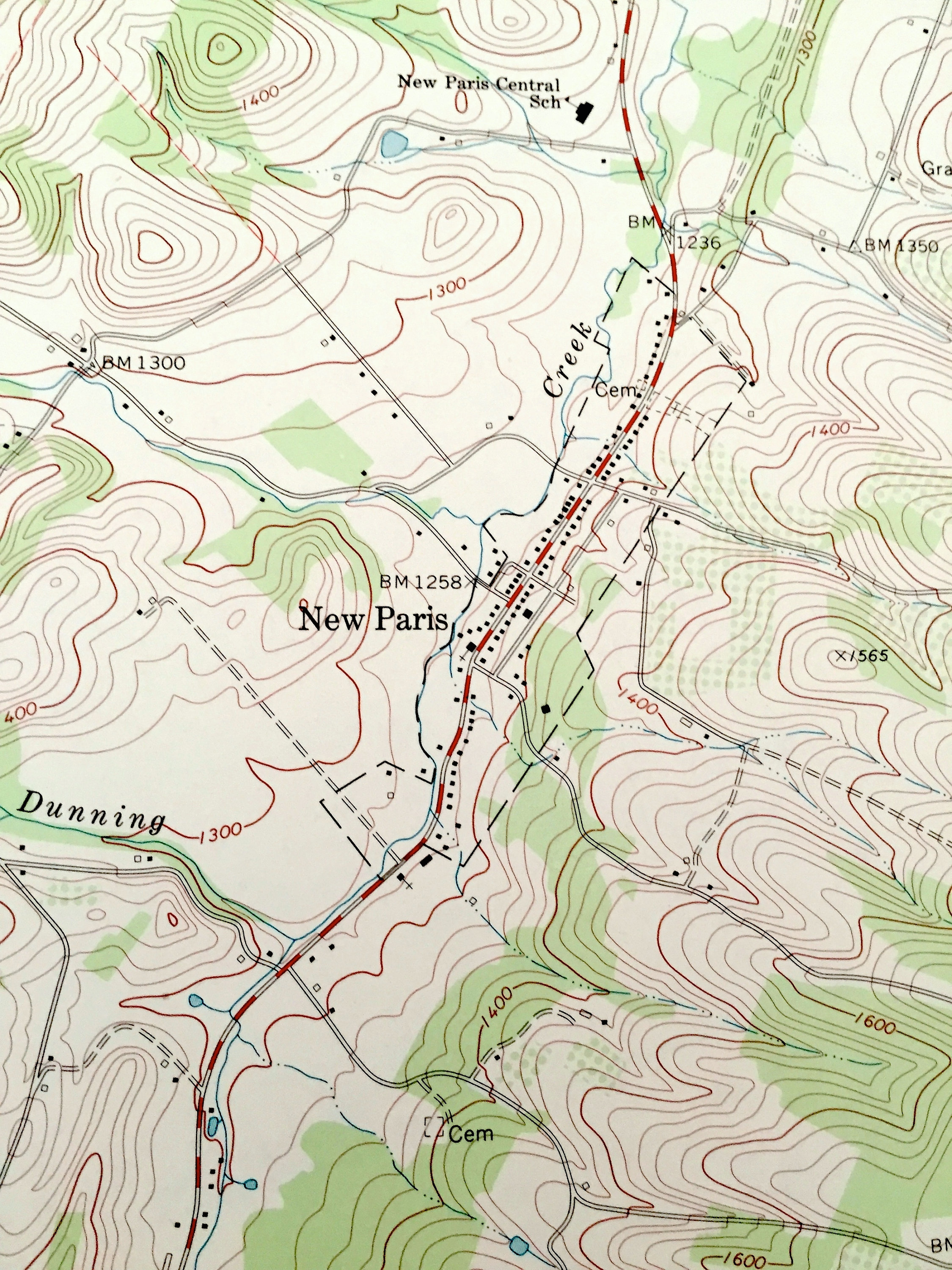 Antique Schellsburg Pennsylvania 1971 US Geological Survey | Etsy