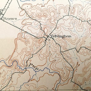 Antique Tell City, Indiana 1903 US Geological Survey Topographic Map ...