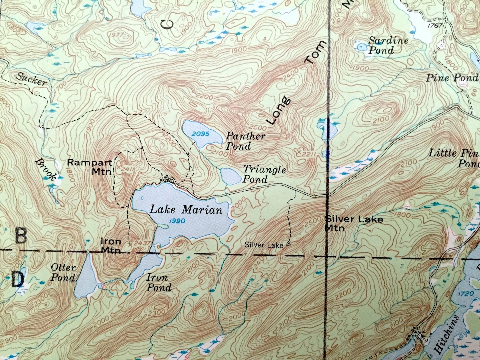 Antique Tupper Lake, New York 1954 US Geological Survey Topographic Map ...