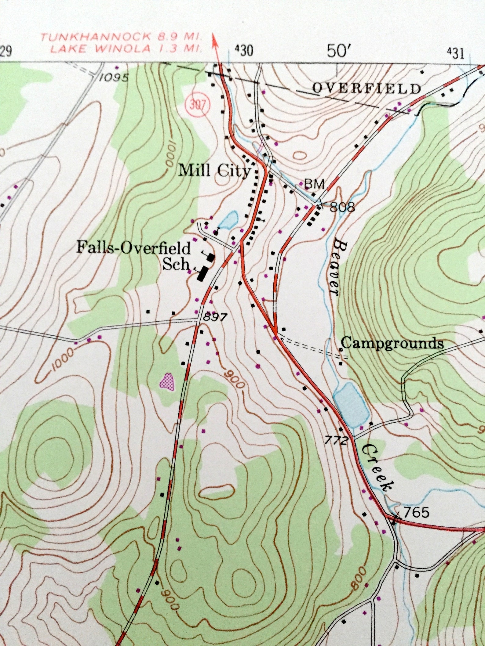 Antique Ransom Pennsylvania 1946 US Geological Survey | Etsy