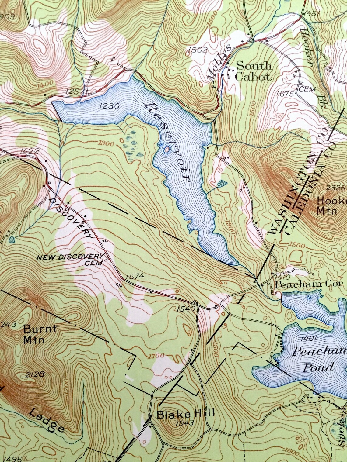 Antique Plainfield Vermont 1953 US Geological Survey | Etsy
