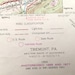 Antique Tremont, Pennsylvania 1954 US Geological Survey Topographic Map ...