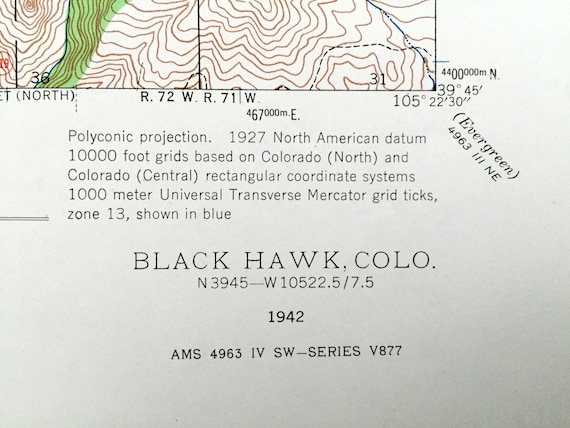 Black Hawk Colorado Map