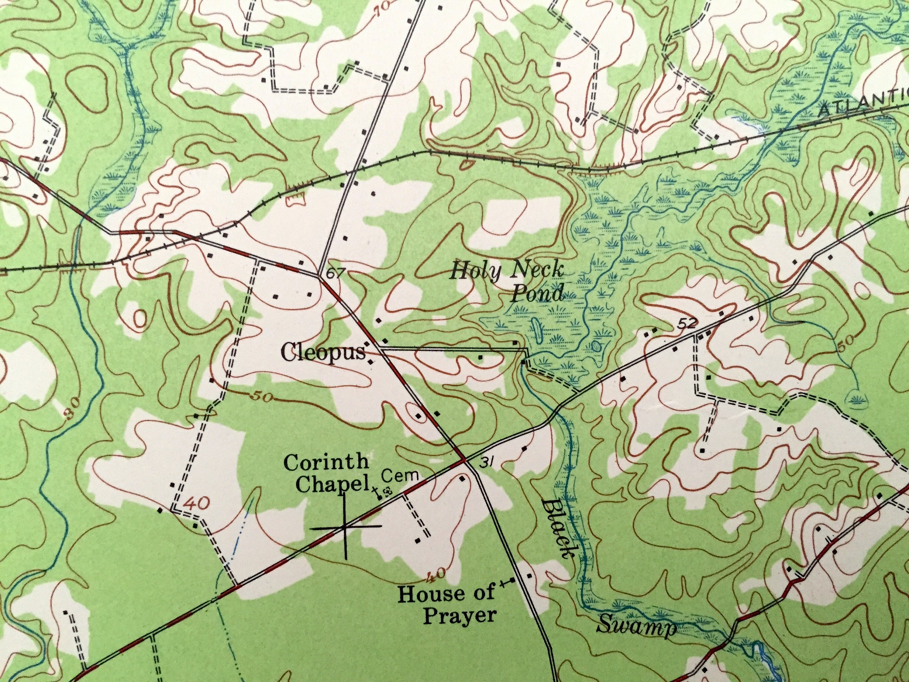 Antique Holland Virginia 1957 US Geological Survey - Etsy Denmark