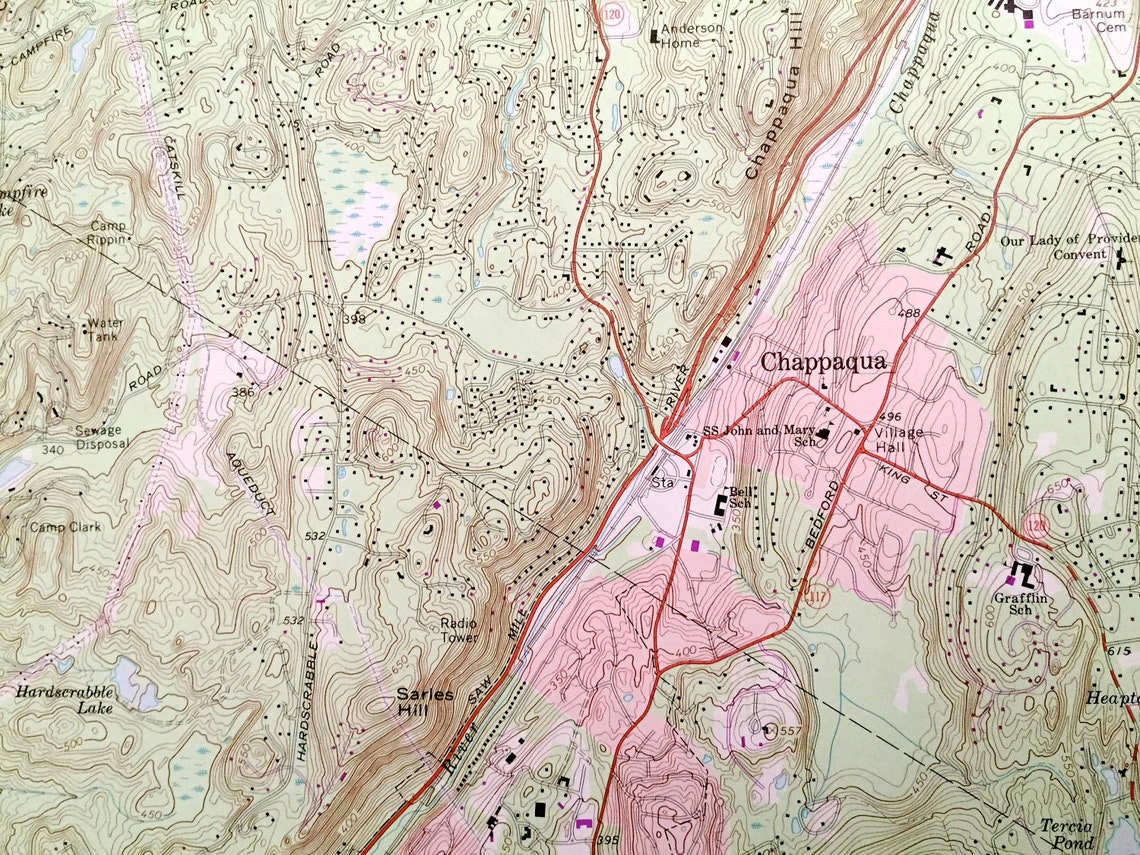 Antique Ossining New York 1967 US Geological Survey - Etsy Italia
