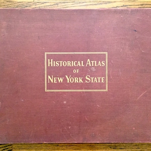 Antique Yates County, New York 1941 Historical Atlas Map – Penn Yan ...