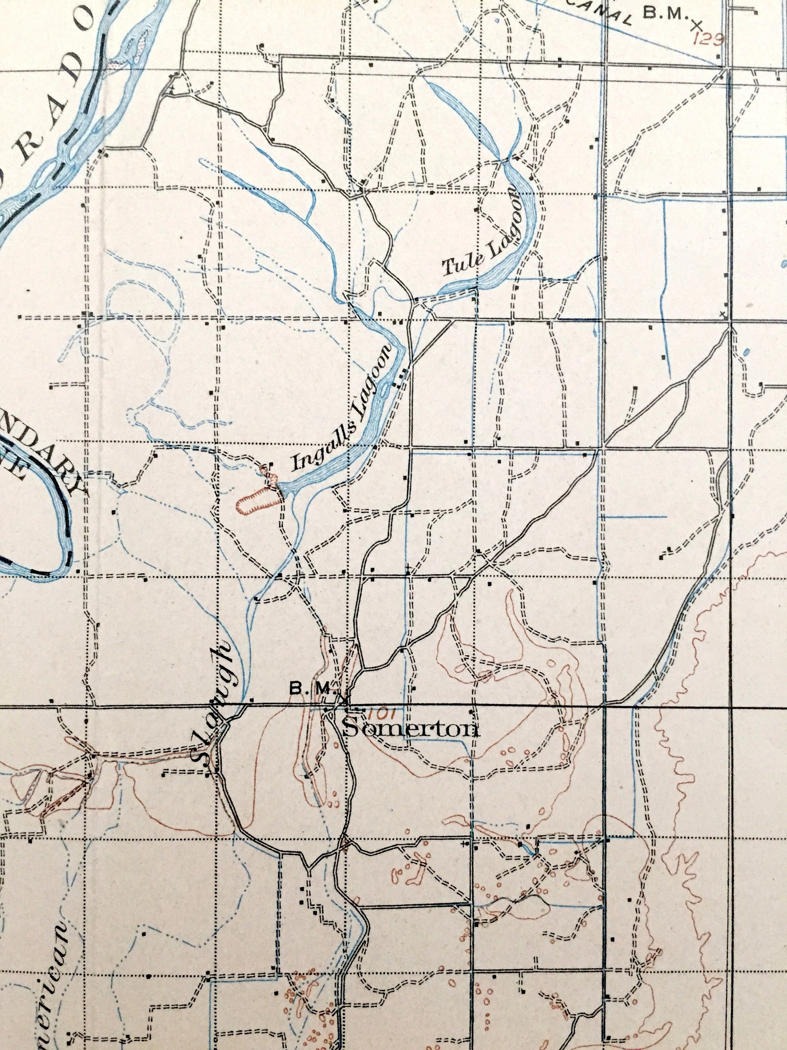 Antique Yuma, Arizona 1905 US Geological Survey Topographic Map ...