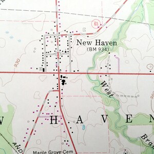 Antique Willard, Ohio 1960 US Geological Survey Topographic Map ...