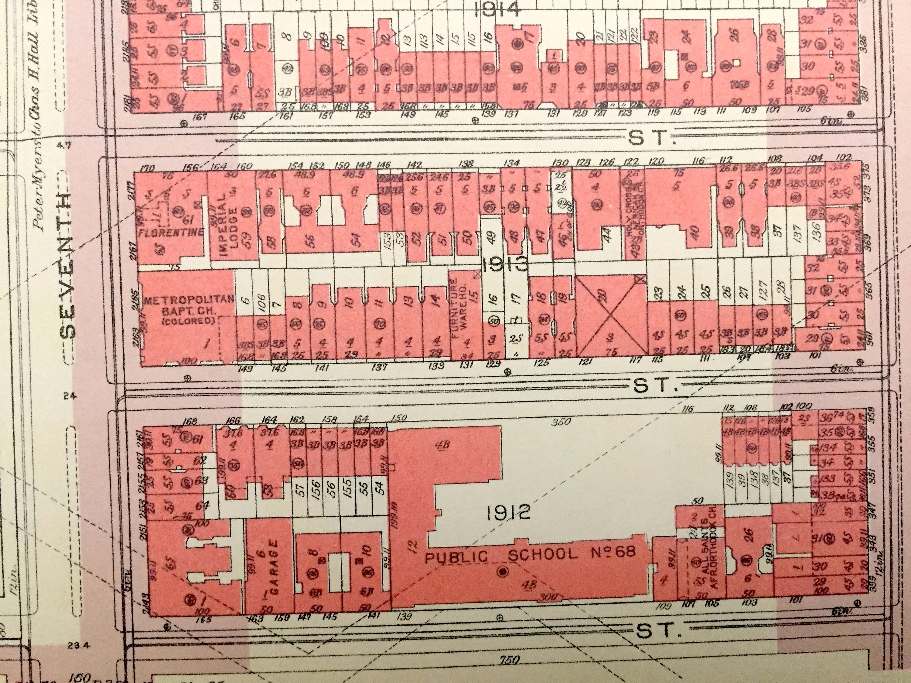 Antique Manhattan New York City Map from Bromley's 1955 | Etsy