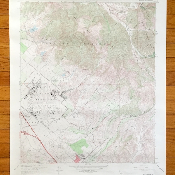 El Toro Map Print - Etsy