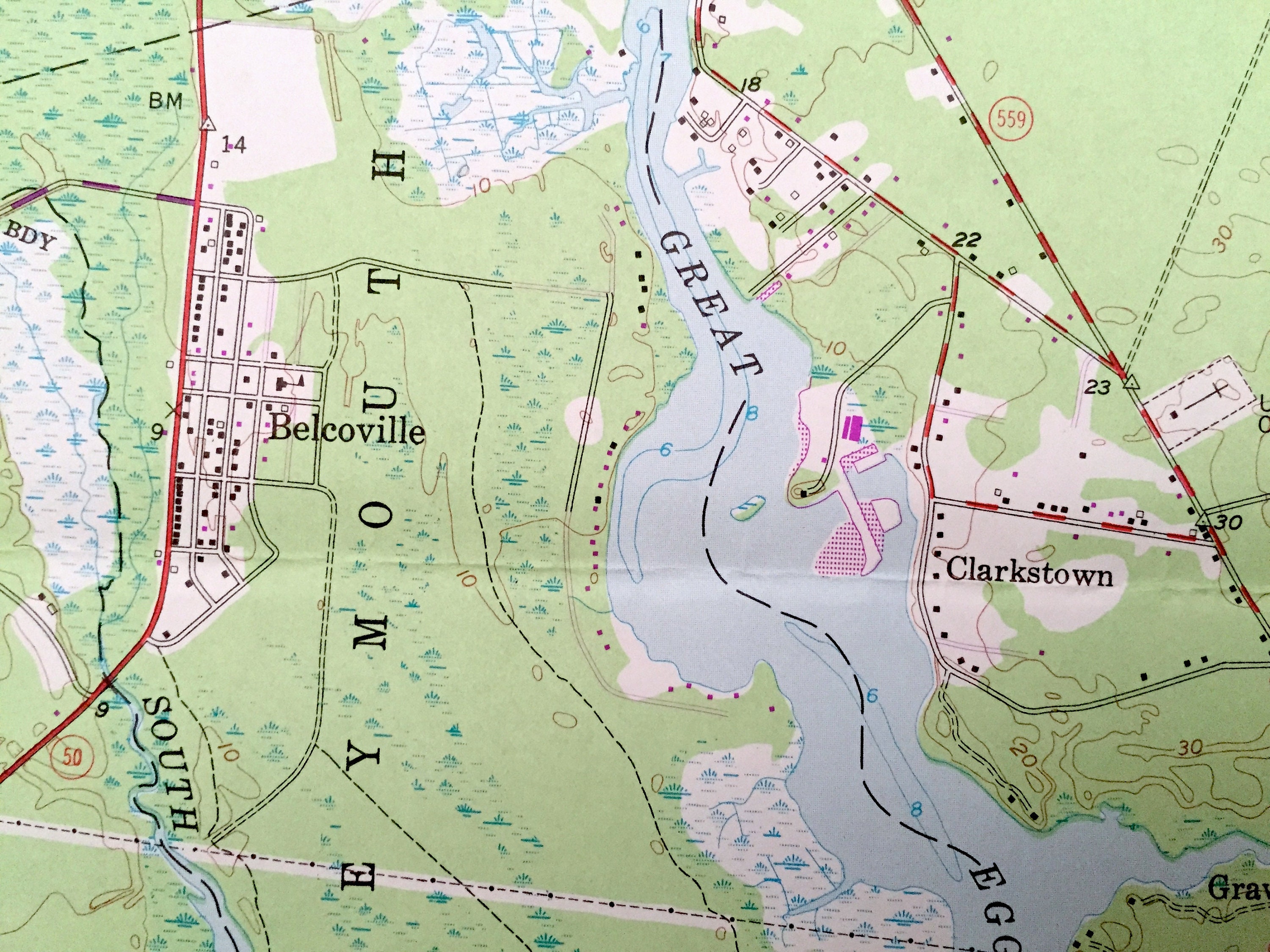 Antique Mays Landing New Jersey 1955 US Geological Survey | Etsy