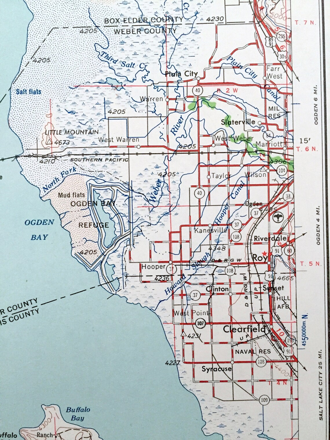 Antique Brigham City Utah 1962 US Geological Survey | Etsy