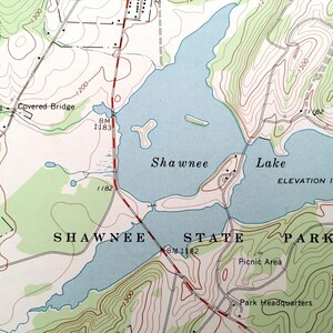 Antique Schellsburg, Pennsylvania 1971 US Geological Survey Topographic ...
