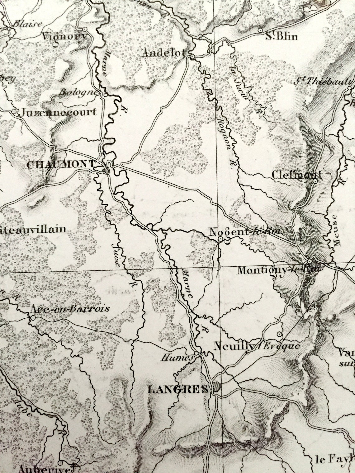 Antique 1859 Paris France Map From Atlas by Dyonnet - Etsy