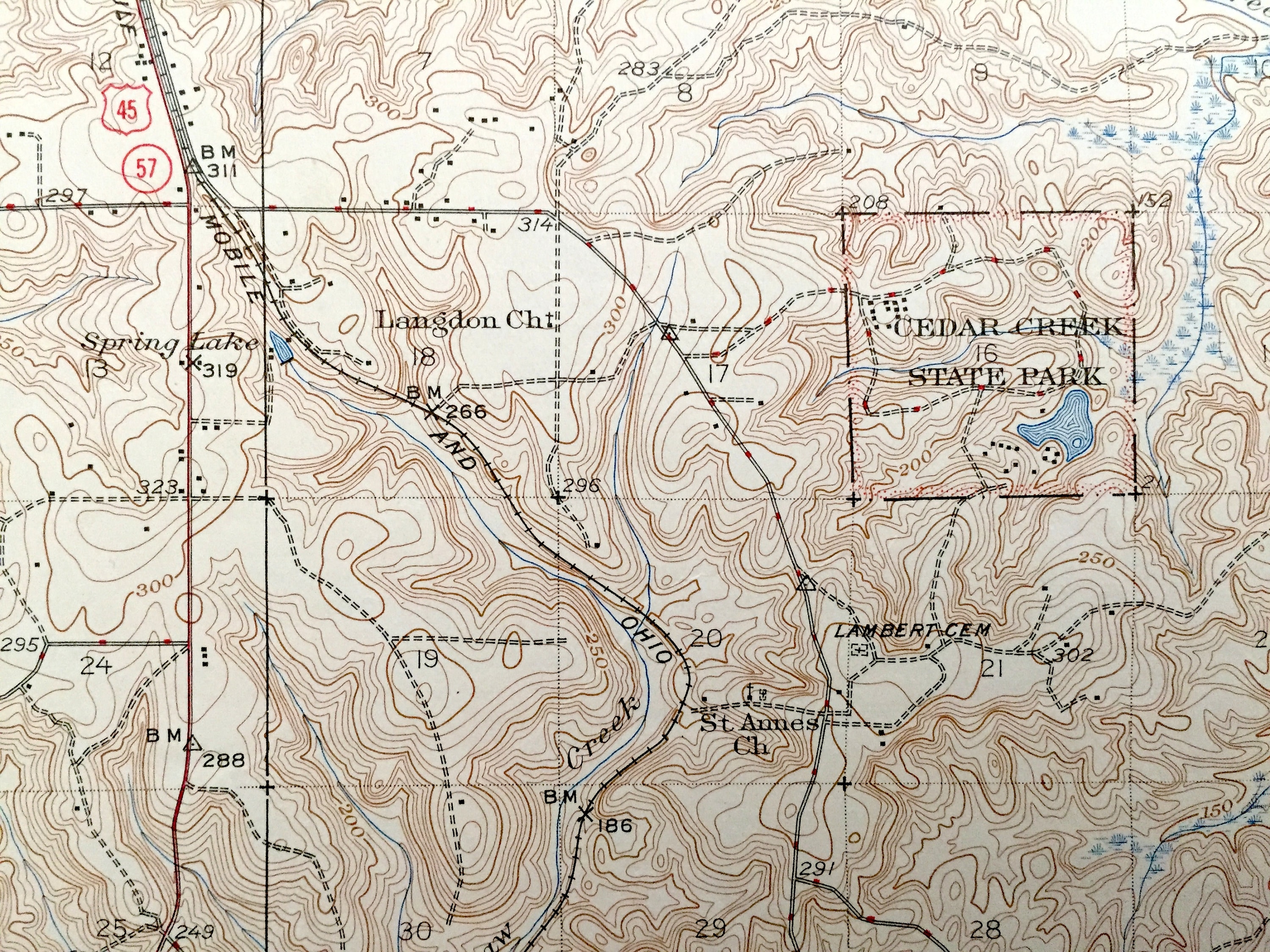 Antique Citronelle Alabama 1946 US Geological Survey | Etsy