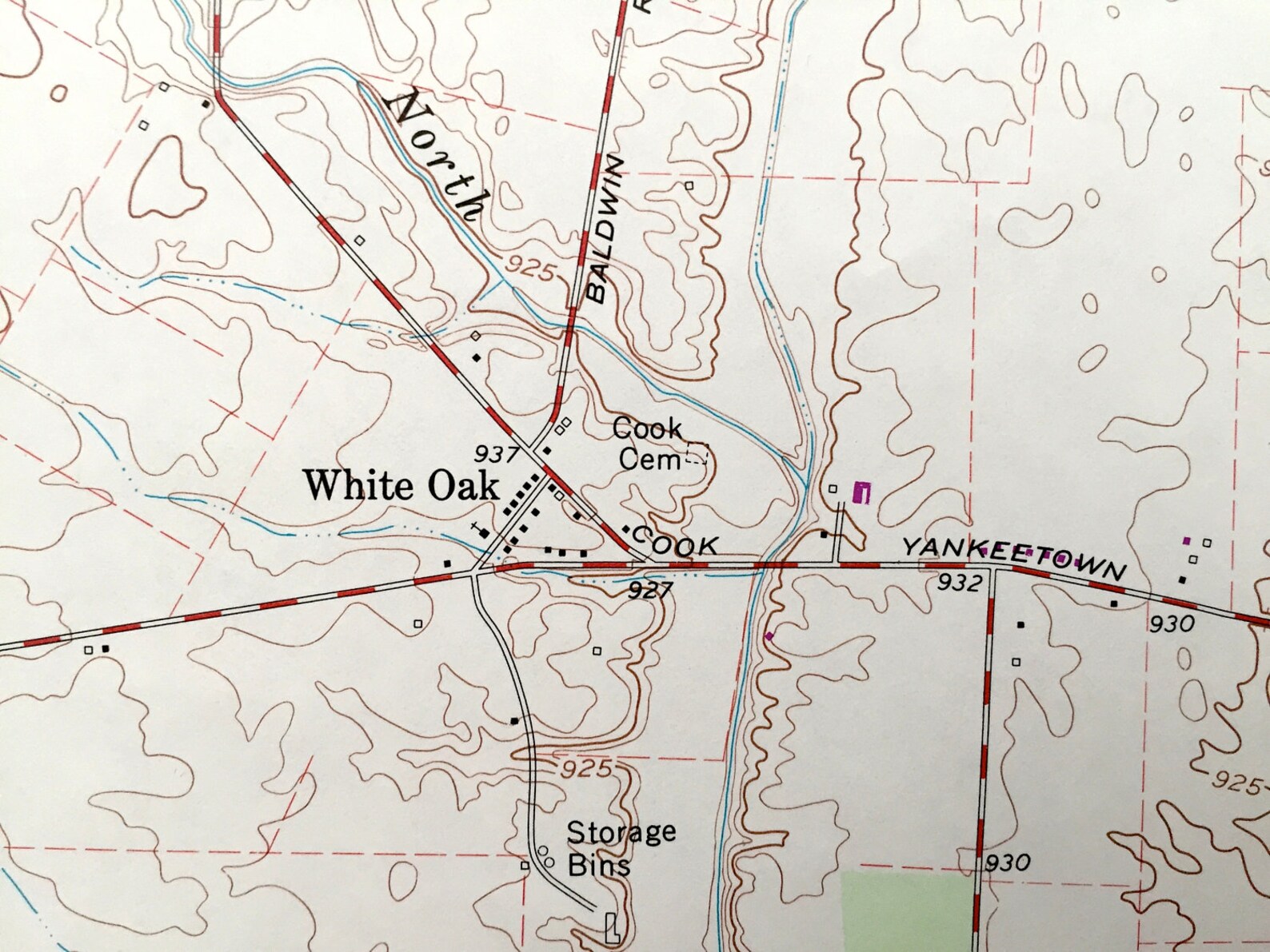 Antique Mount Sterling Ohio 1961 US Geological Survey Topographic Map ...
