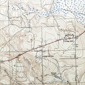 Antique Spring Hill, Alabama 1943 US Geological Survey Topographic Map ...