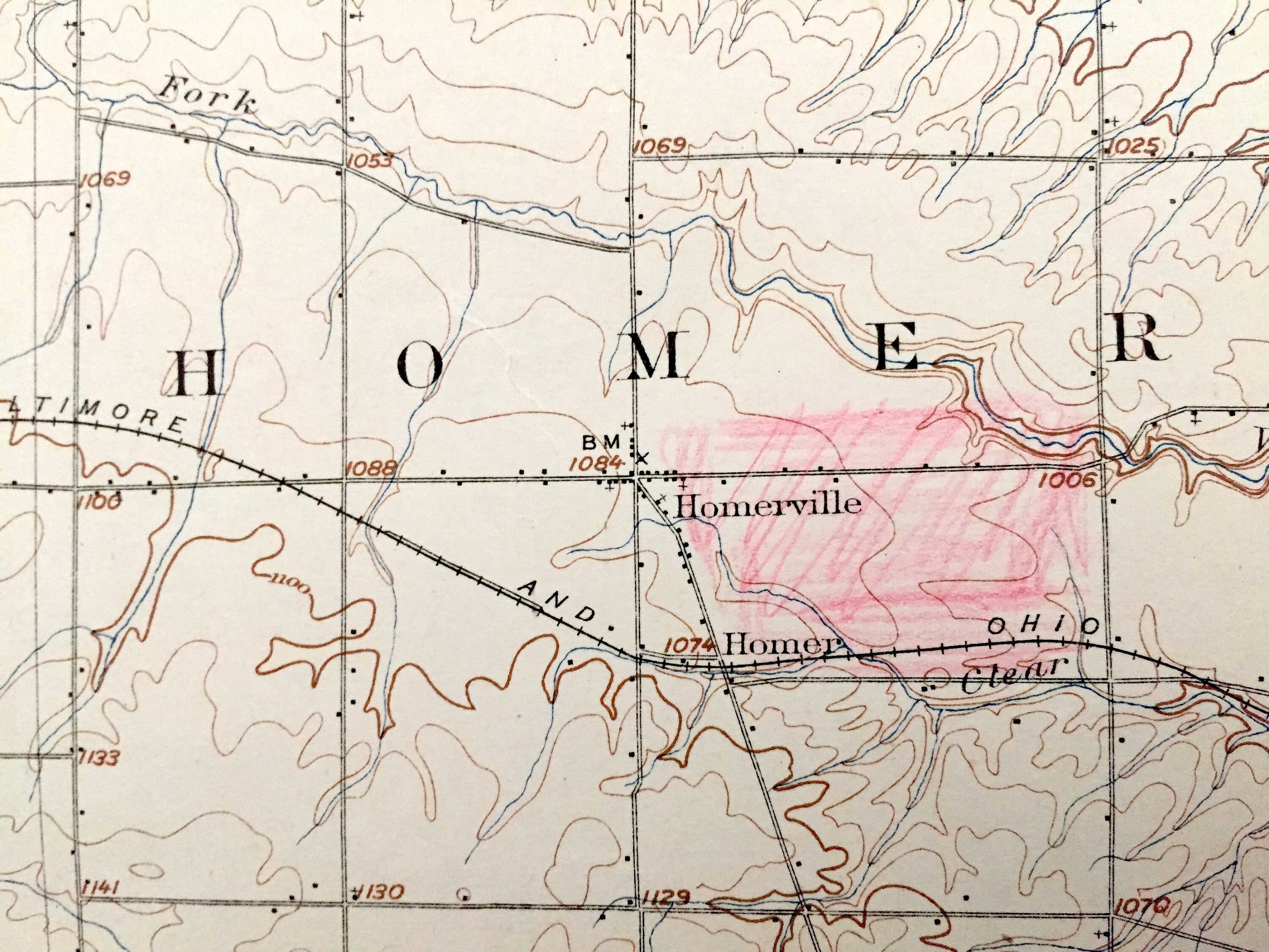 Antique Wellington, Ohio 1906 US Geological Survey Topographic Map ...