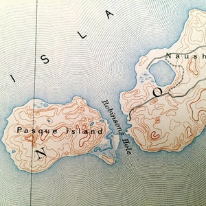 Antique Marthas Vineyard, Massachusetts 1893 US Geological Survey ...