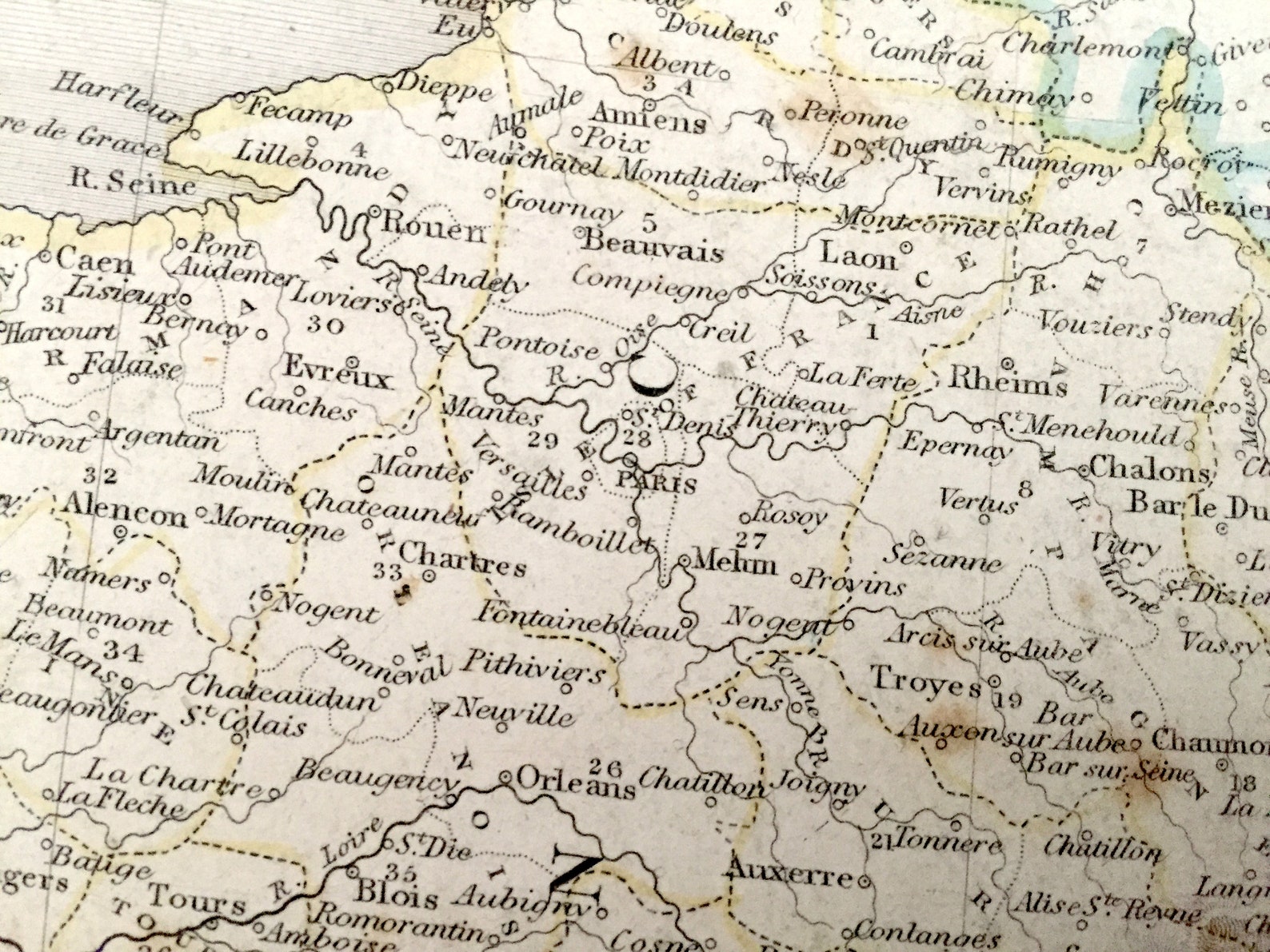 Antique 1838 Central Europe Map from Betts School Atlas | Etsy