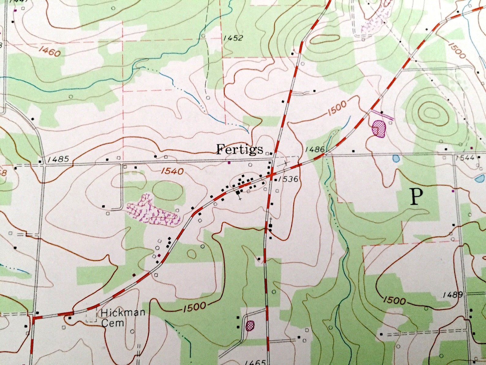 Antique Kossuth Pennsylvania 1963 US Geological Survey | Etsy